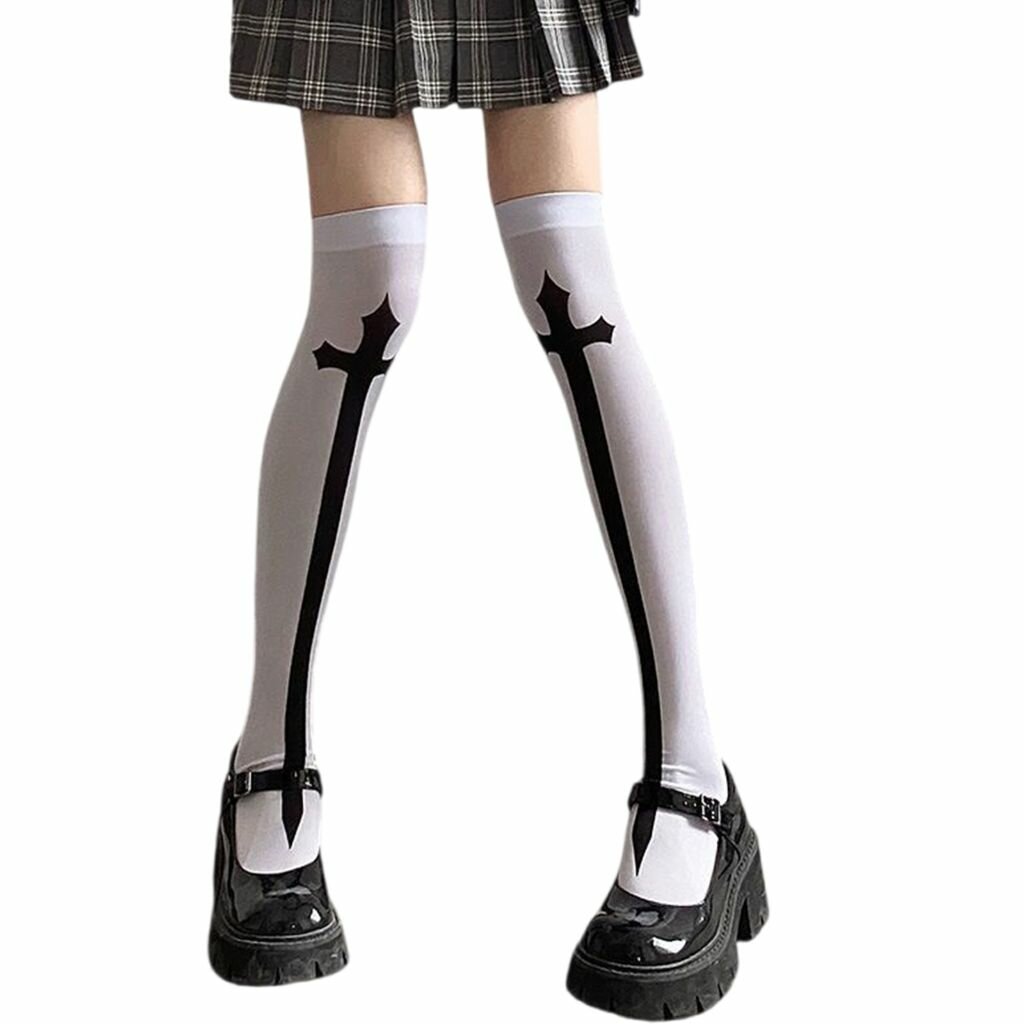 Сексуальные Чулки на Хэллоуин-Белые