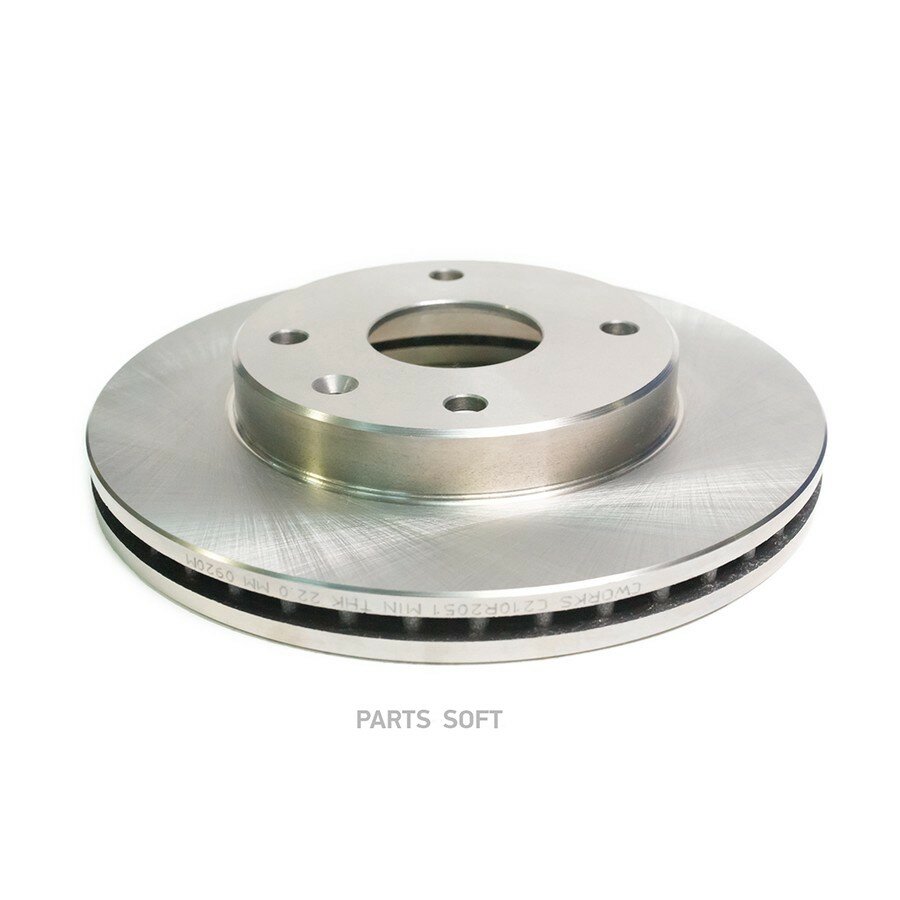 CWORKS C210R2051 Диск тормозной передний CHEVROLET / DAEWOO / ()