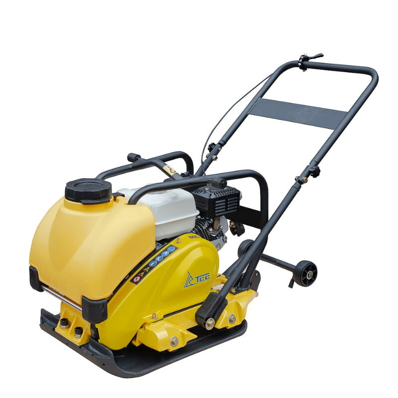 207184 ТСС / Виброплита ТСС TSS-WP100TH, бензиновый, 5.5л. с, 4000Вт, уплотнение: 300мм, желтый (20