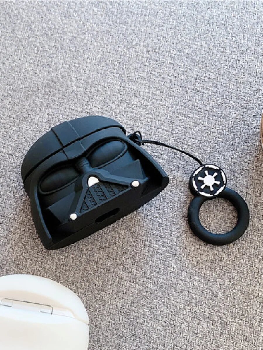 Защитный чехол для беспроводных наушников AirPods PRO Star Wars Black
