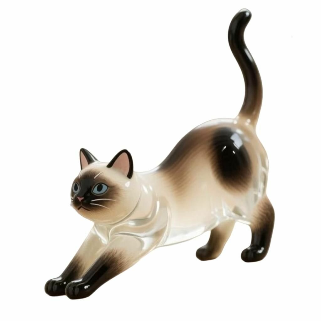 Коробка Для Хранения Шерсти Котенка-Сиамская Кошка