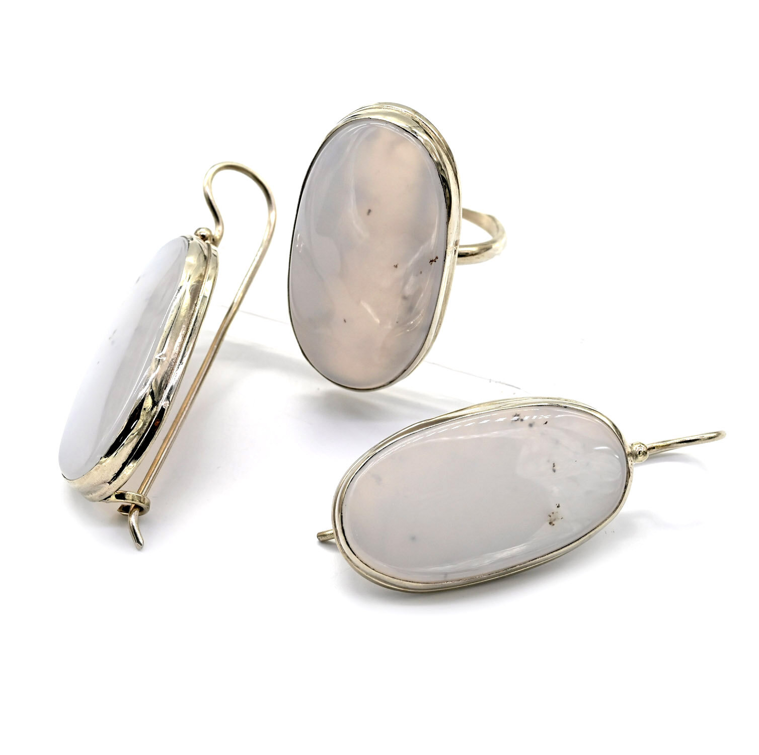 Комплект бижутерии, опал