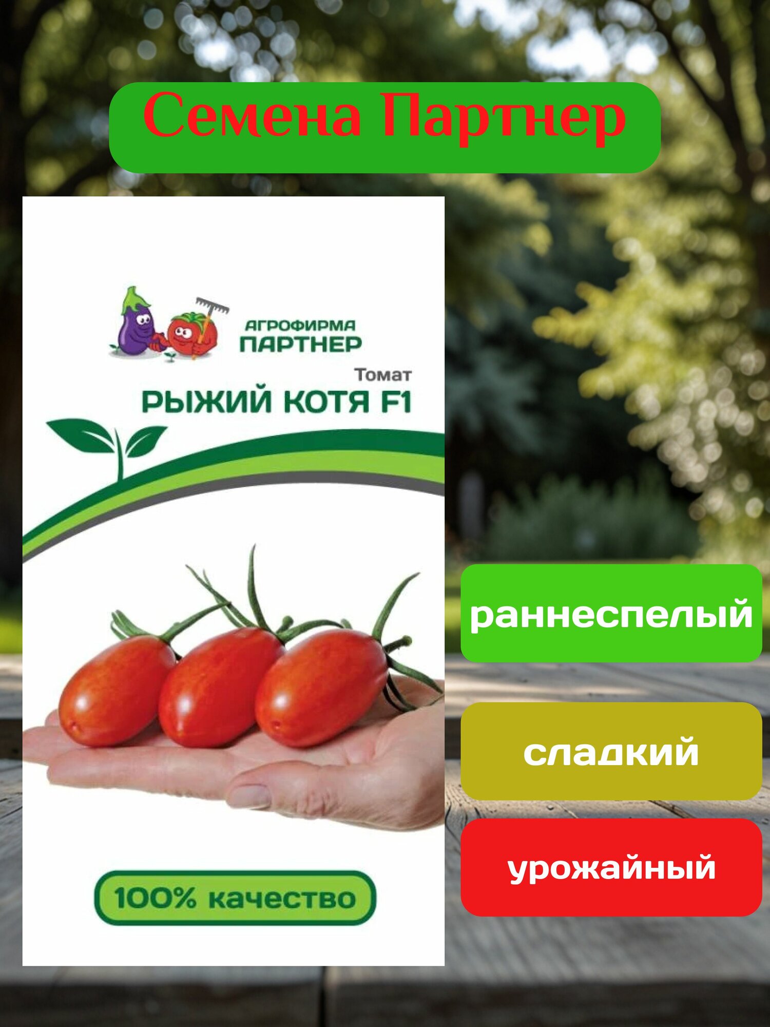 Томат Рыжий Котя (1 упаковка-10шт)