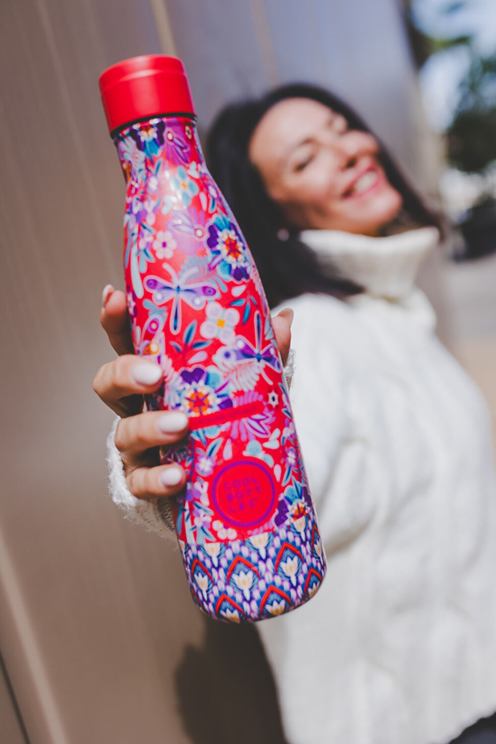 Термос–термобутылка Cool Bottles Catalina Estrada Dragonfly Paradise 500мл CBB50CED