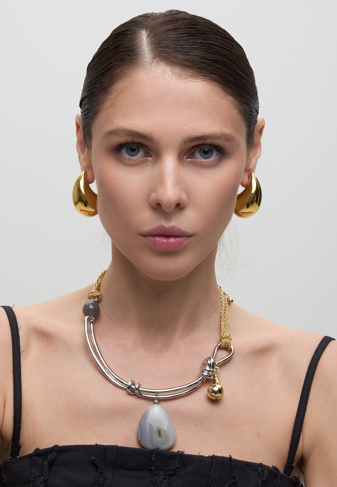 Колье, агат