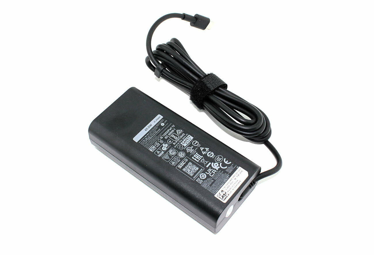 Блок питания (сетевой адаптер) для ноутбуков Dell 20V 3.25A 15V3A 9V3A 5V3A 65W Type-C — фото 1