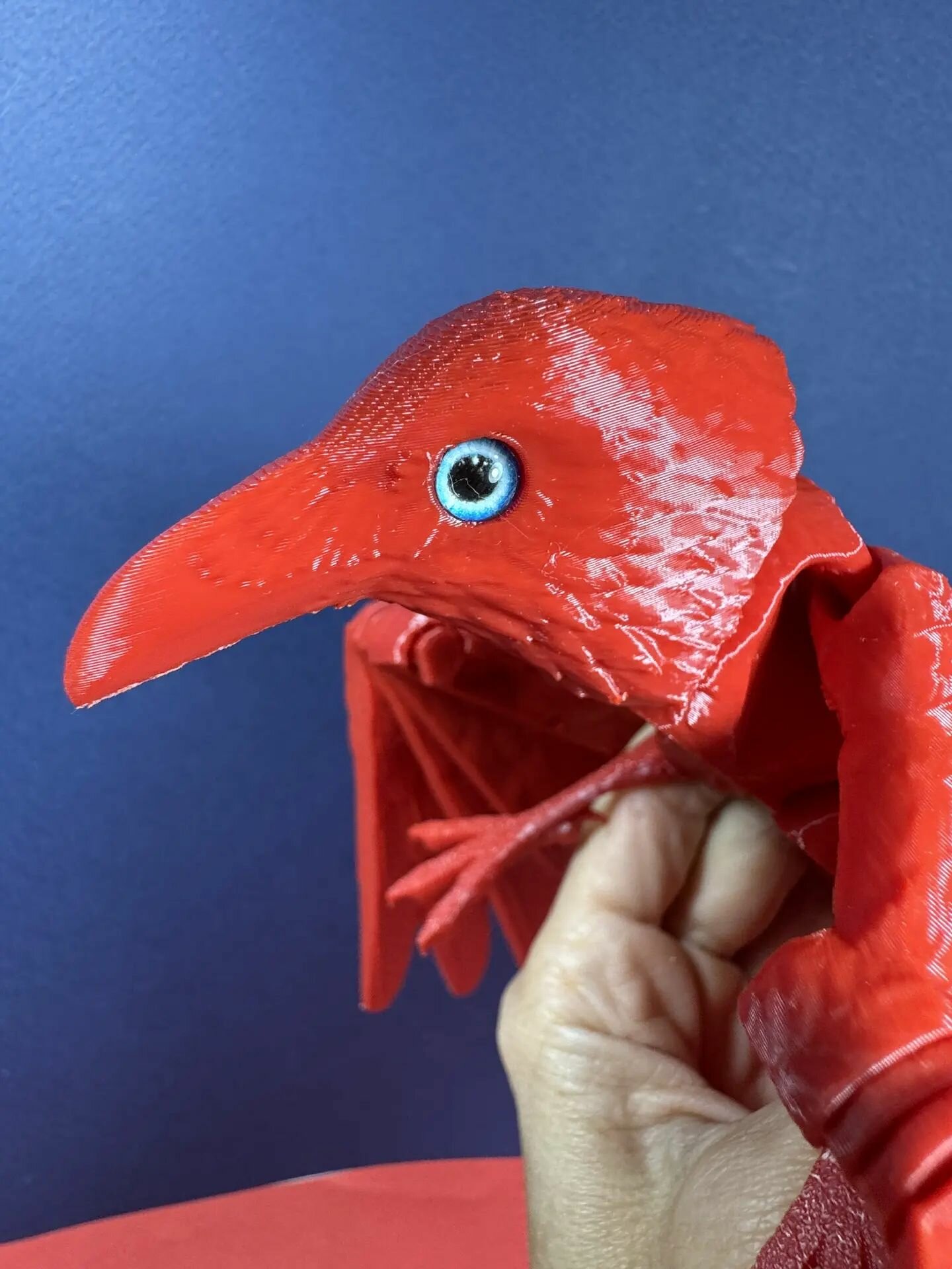 Игрушка 3D красный ворон — фото 1