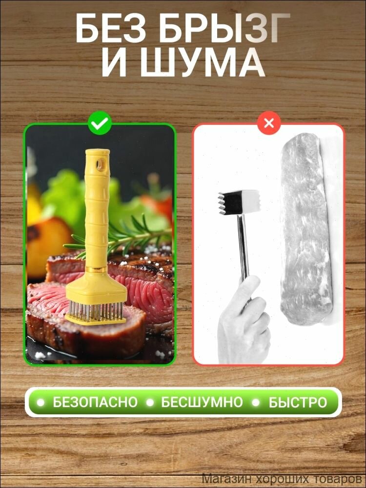 Тендерайзер для мяса, 18.2 см — фото 1
