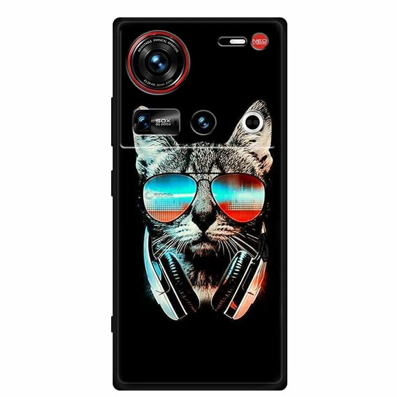 Чехлы для ZTE nubia Z70 Ultra 5G, мягкие силиконовые чехлы из ТПУ, чехлы для телефонов Черный, 27