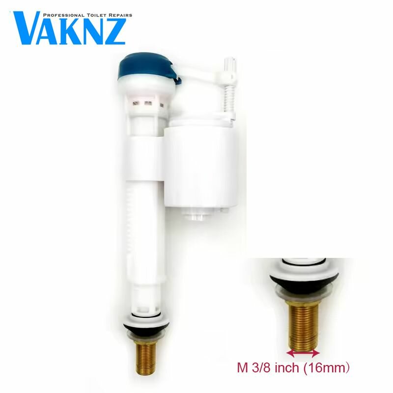 VAKNZ Клапан для бачка унитаза 3/8"(16mm) с нижней подводкой