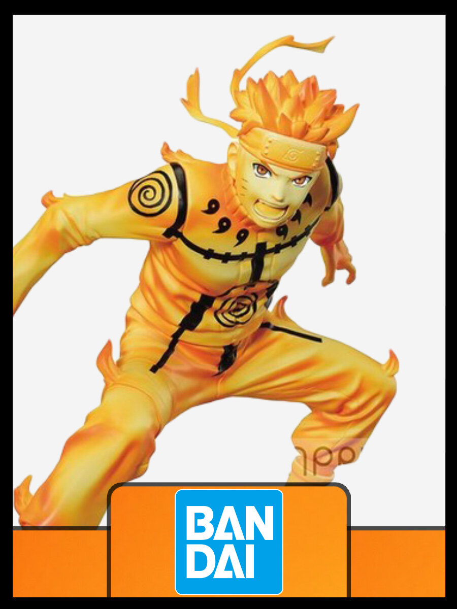 Оригинальная фигурка Naruto Uzumaki от Bandai Spirits из аниме Naruto / Наруто Узумаки «Наруто: Ураганные хроники» 16 см