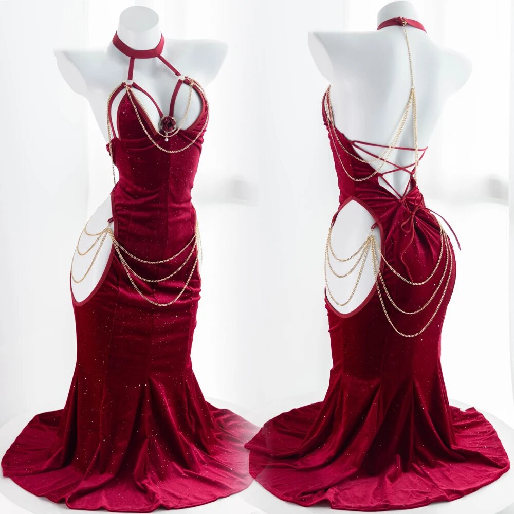 Косплей костюм Albedo Tasslynn red costumes only