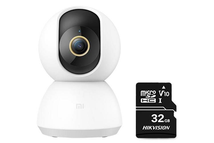 Умная камера видеонаблюдения MI MI Gimbal 2K Edition Ultra HD, 32gb memory card set, F1.4