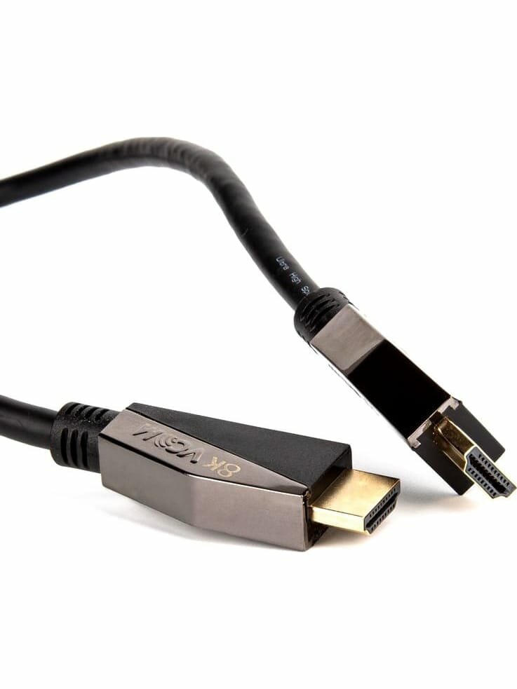 Кабель HDMI 1.5м VCOM Telecom CG860-1.5M круглый черный
