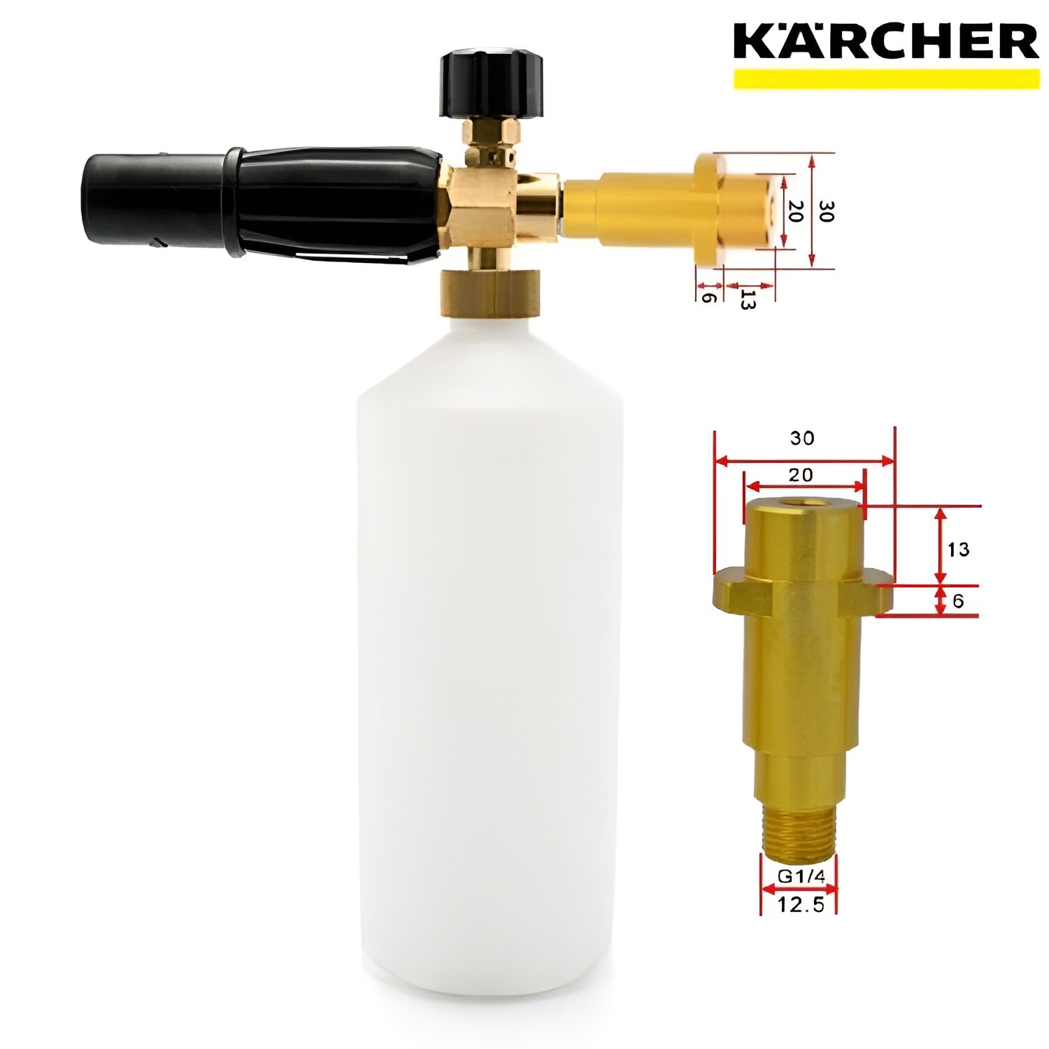 Пеногенератор Tavzar на мойку KARCHER с металлическим адаптером