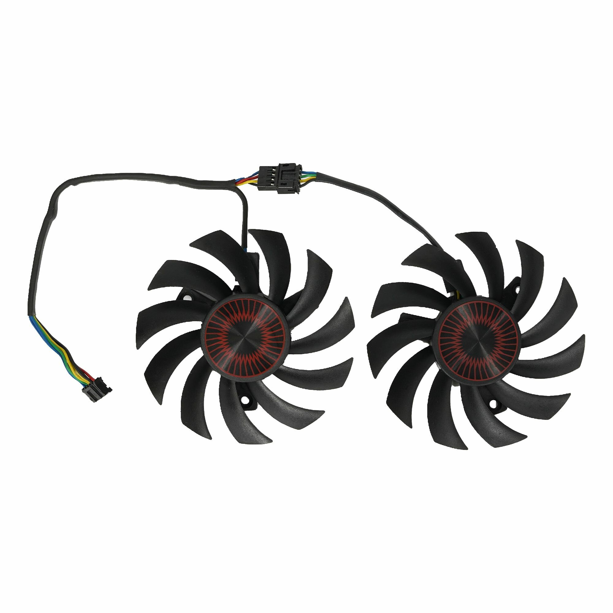 Вентилятор системы охлаждения для видеокарты Asus GeForce GTX1060 двойной (5 pin)