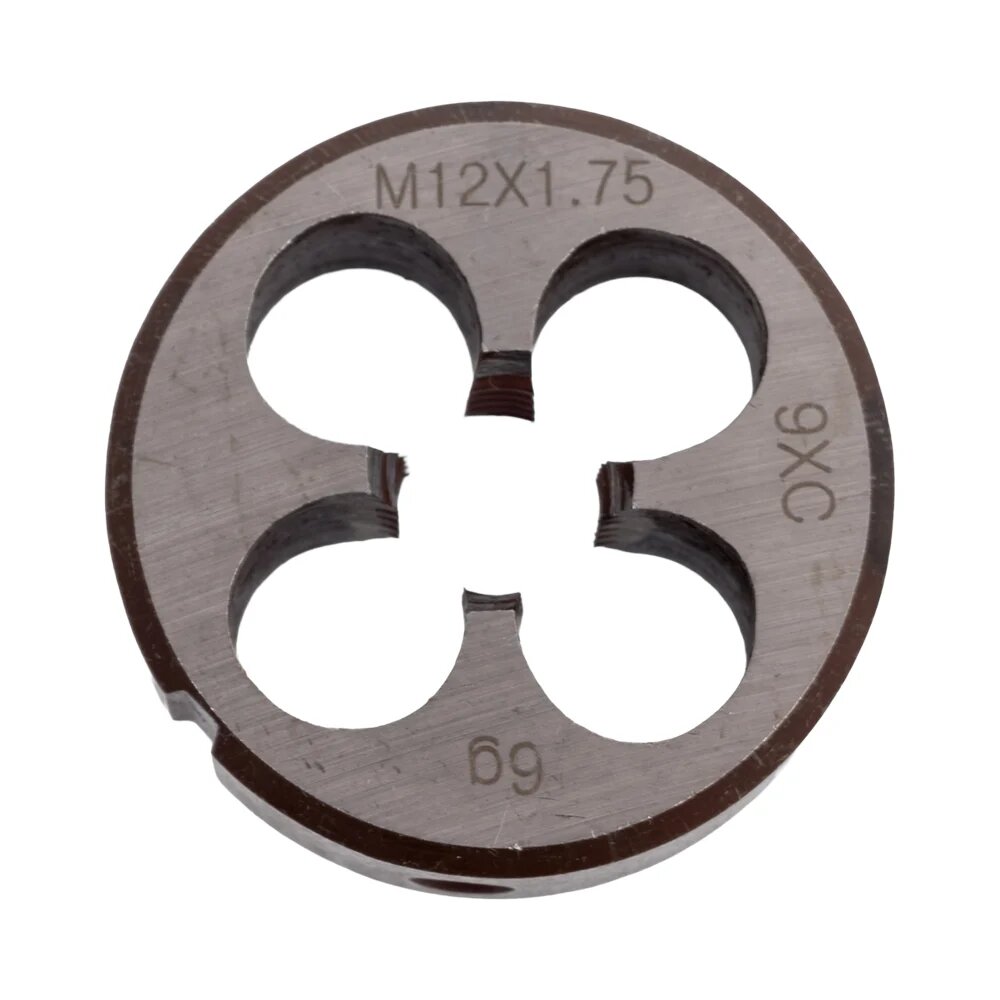 Плашка Vitatools М12x1,75 осн. УТ-00001540 быстрорезающее стальное изделие с правой метрической резьбой