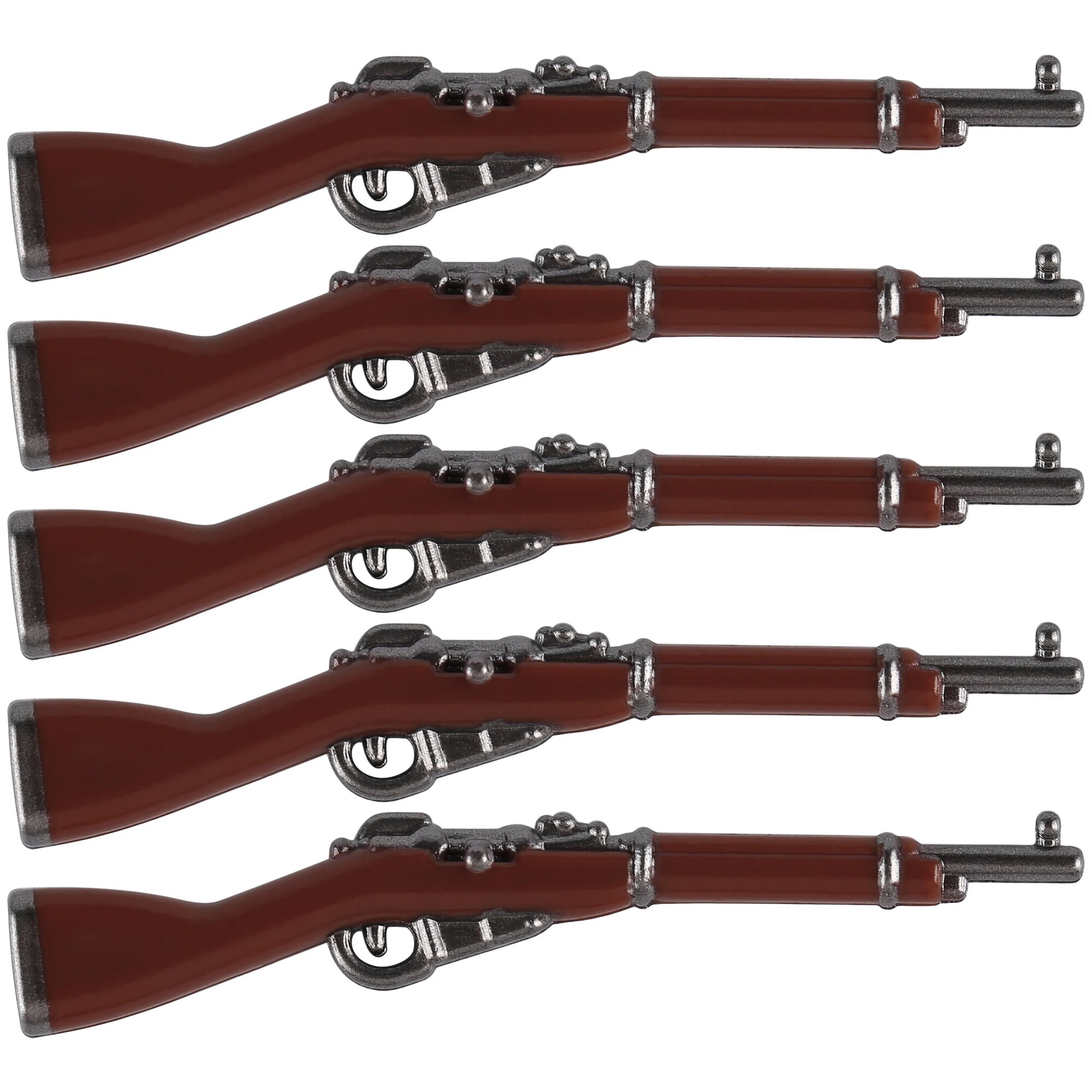 Блочный конструктор BRICKPANDA Военные солдаты WWII, 5PCS-B1-10