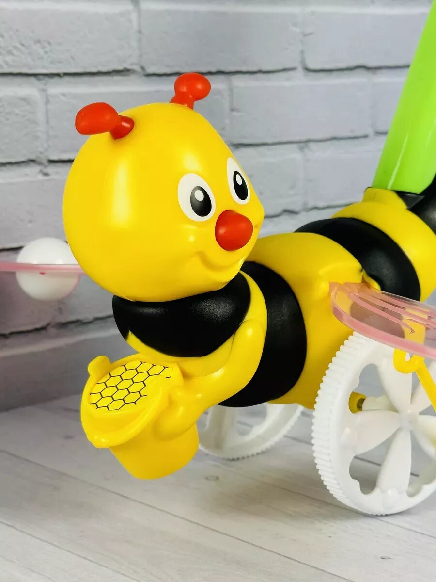 Игрушка каталка "Пчелка" Stellar, пластик, звуковые эффекты, для детей от года — фото 1