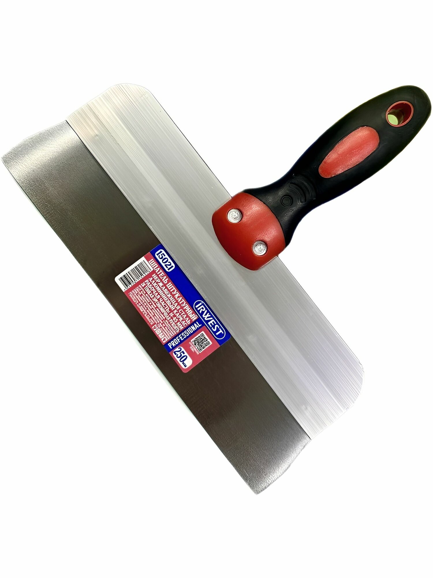 Шпатель штукатурный 250мм Н:45 2К (Круглая ручка) IRWEST