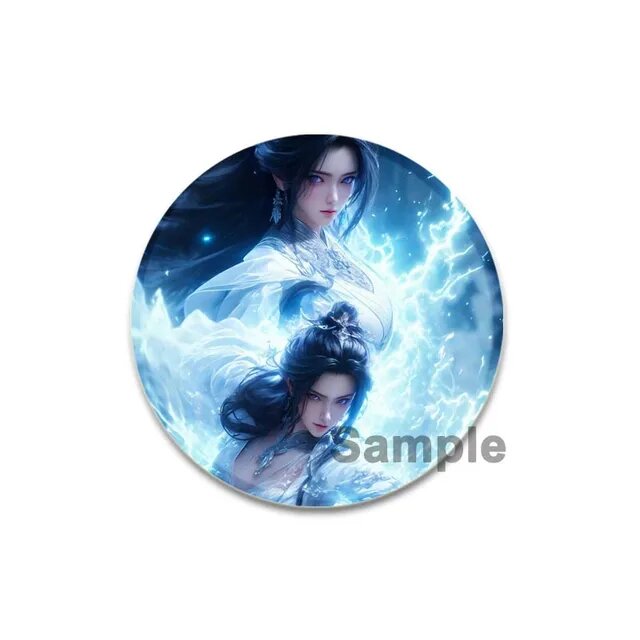 Zhu Xian китайская аниме династия нефрита круглые булавки Мультяшные персонажи значки косплей ручной работы DIY брошь декоративная одежда подарки