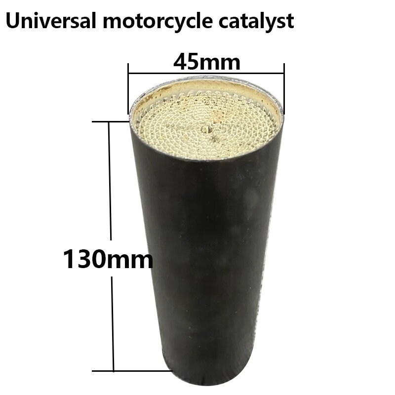45*130 мм мотоциклетный катализатор 400 cpsi металл Евро 5 6 сотовый мотоциклетный катализатор глушитель катализатор для выхлопной системы