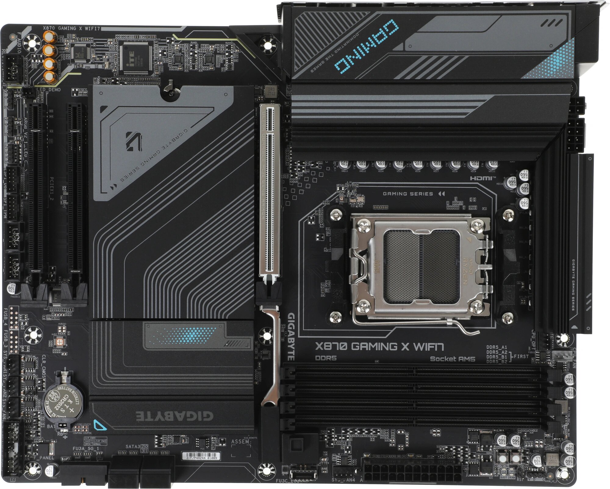 Материнская плата Gigabyte X870 GAMING X WIFI7 Socket AM5