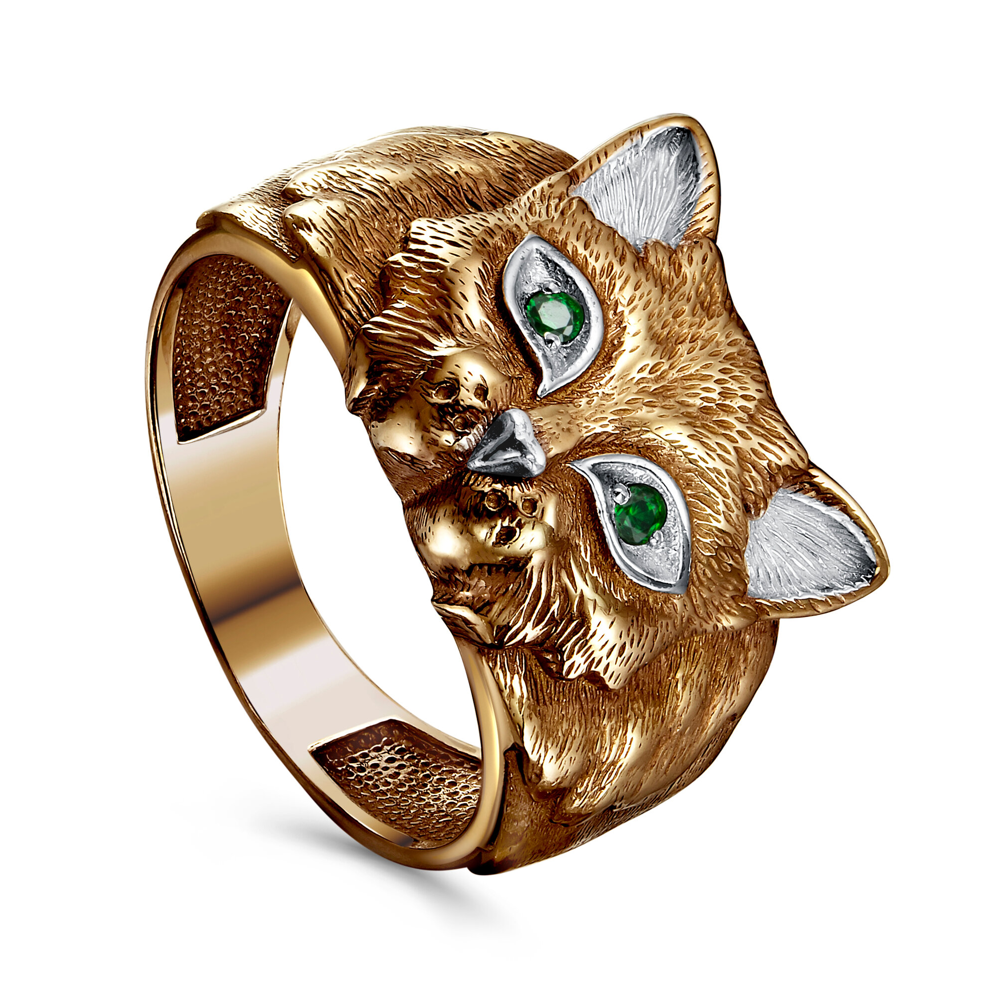 Кольцо тонкое, серебро, 925 проба, фианит