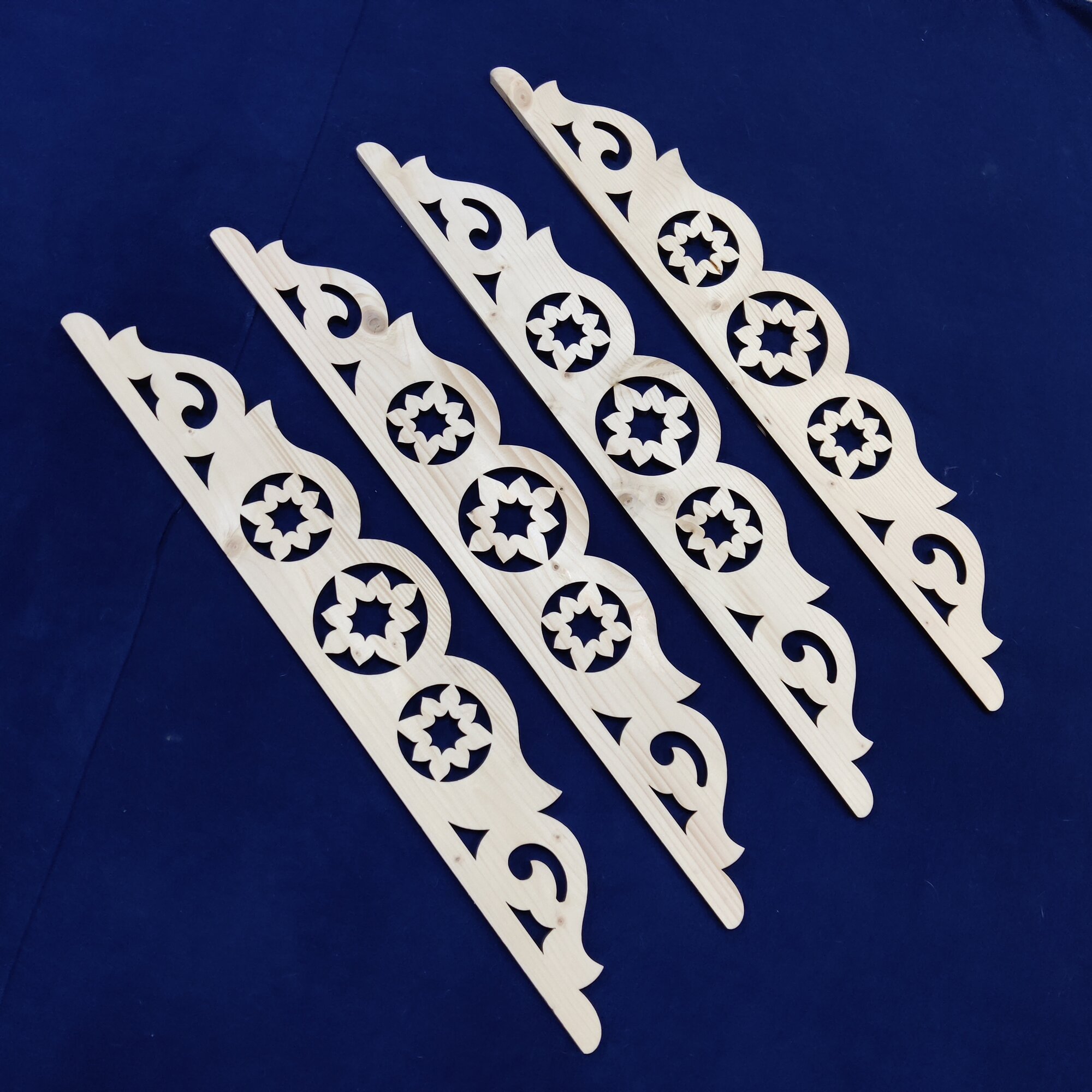 Наличники декоративные "Лето" деревянные резные Арт-Вагонка 4 шт.