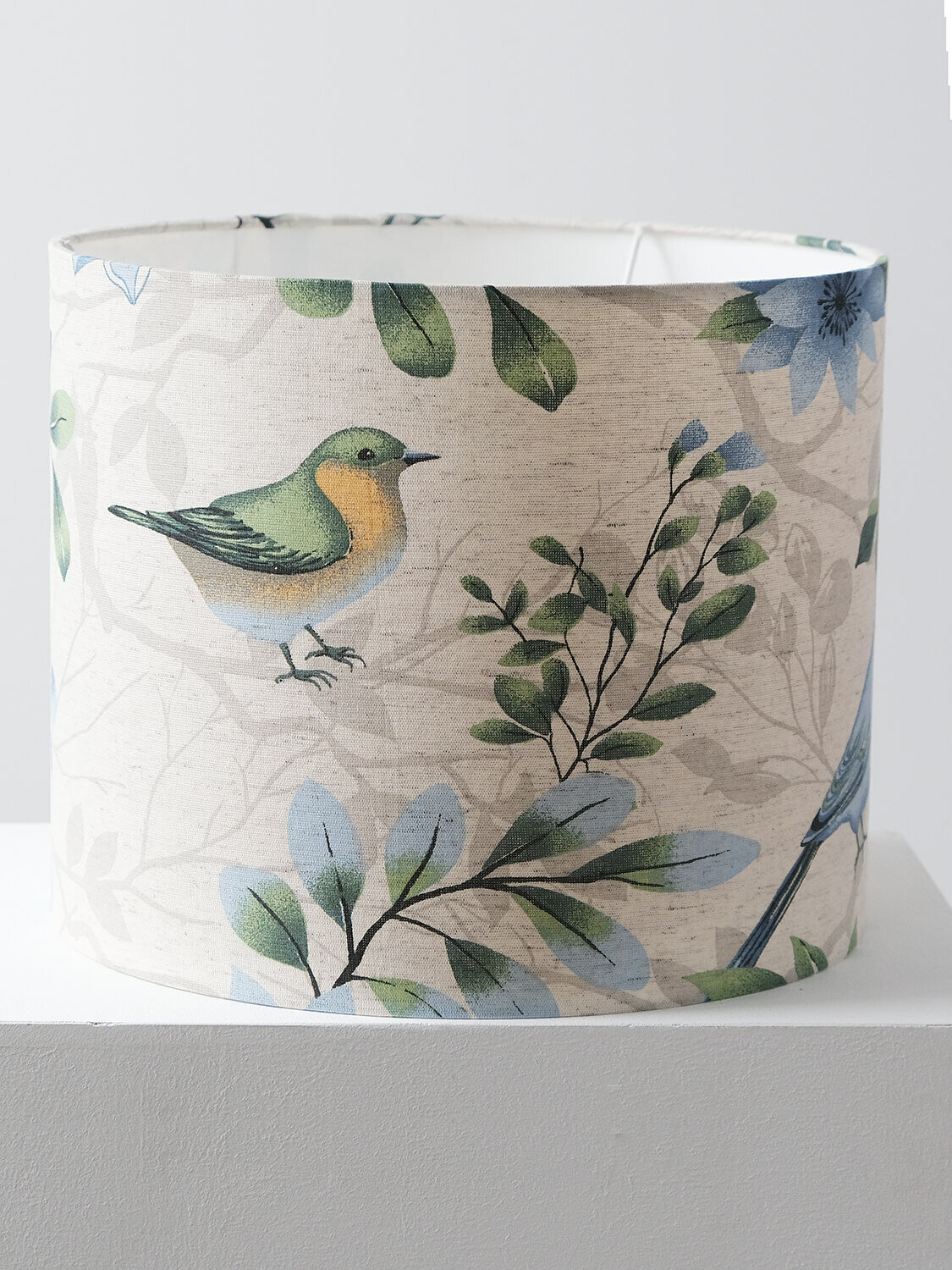 Абажур для торшера и напольного светильника "Голубая сойка", 30 см