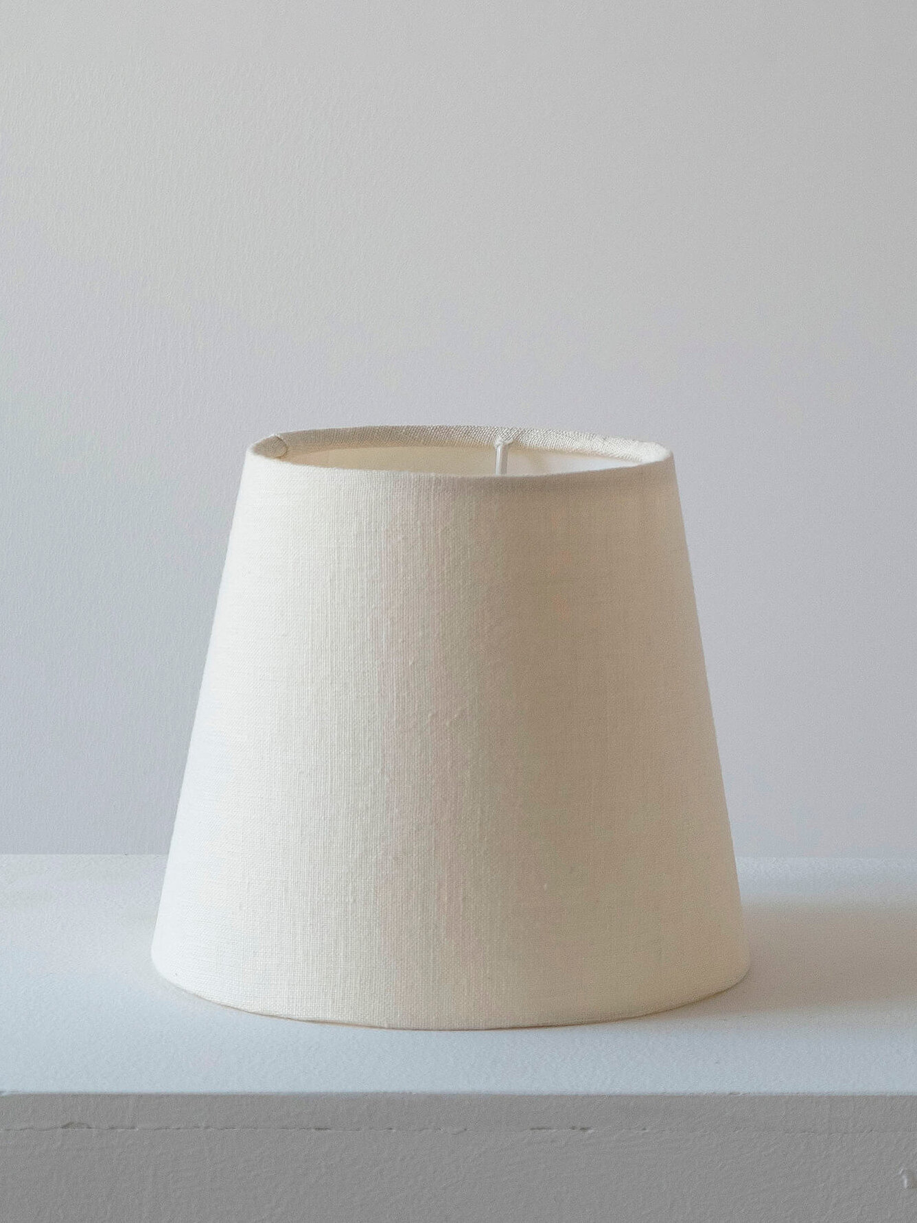 Абажур для настольной лампы, лён "Шампань", конусный 170
