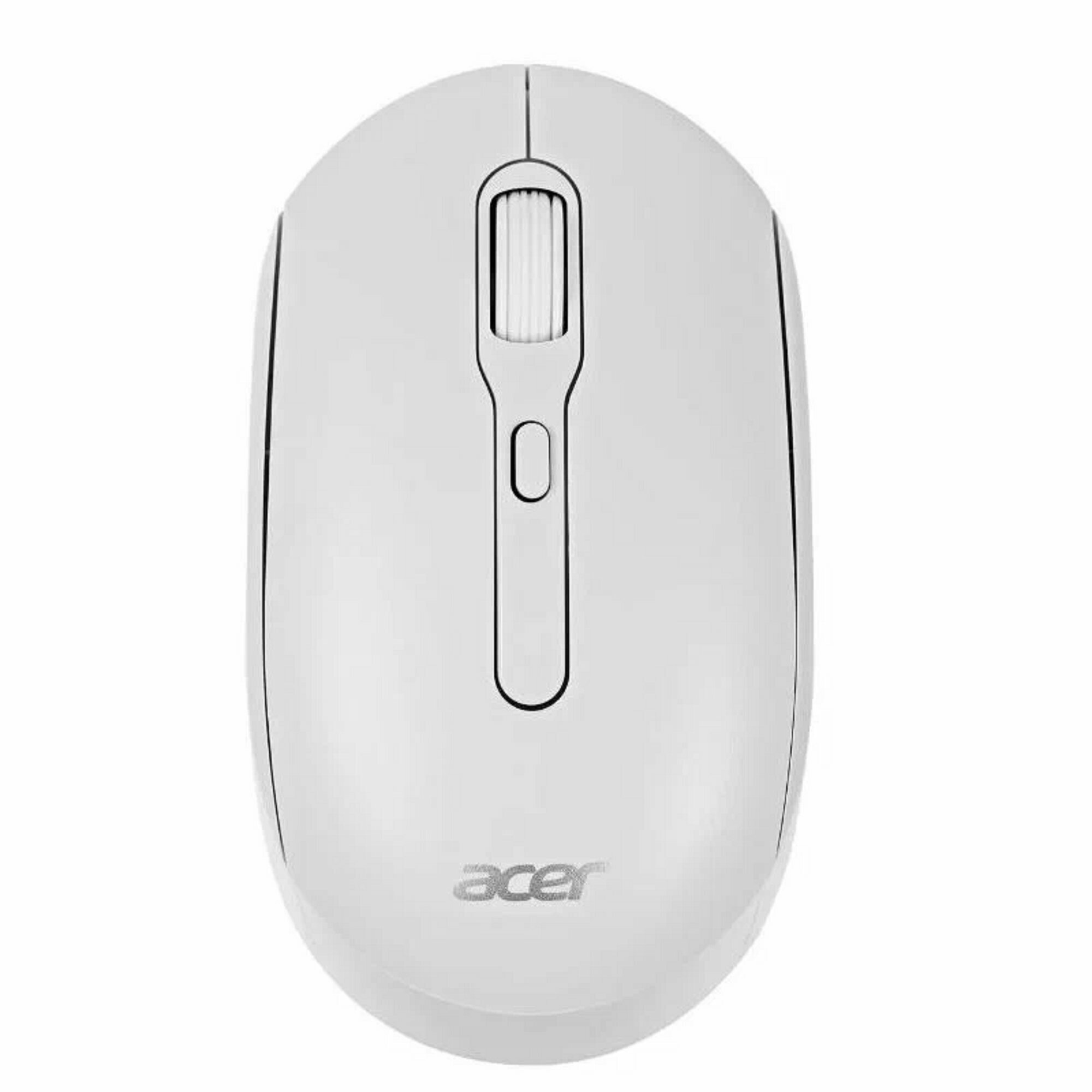 Мышь Acer OMR308, оптический сенсор, беспроводная, USB, белый