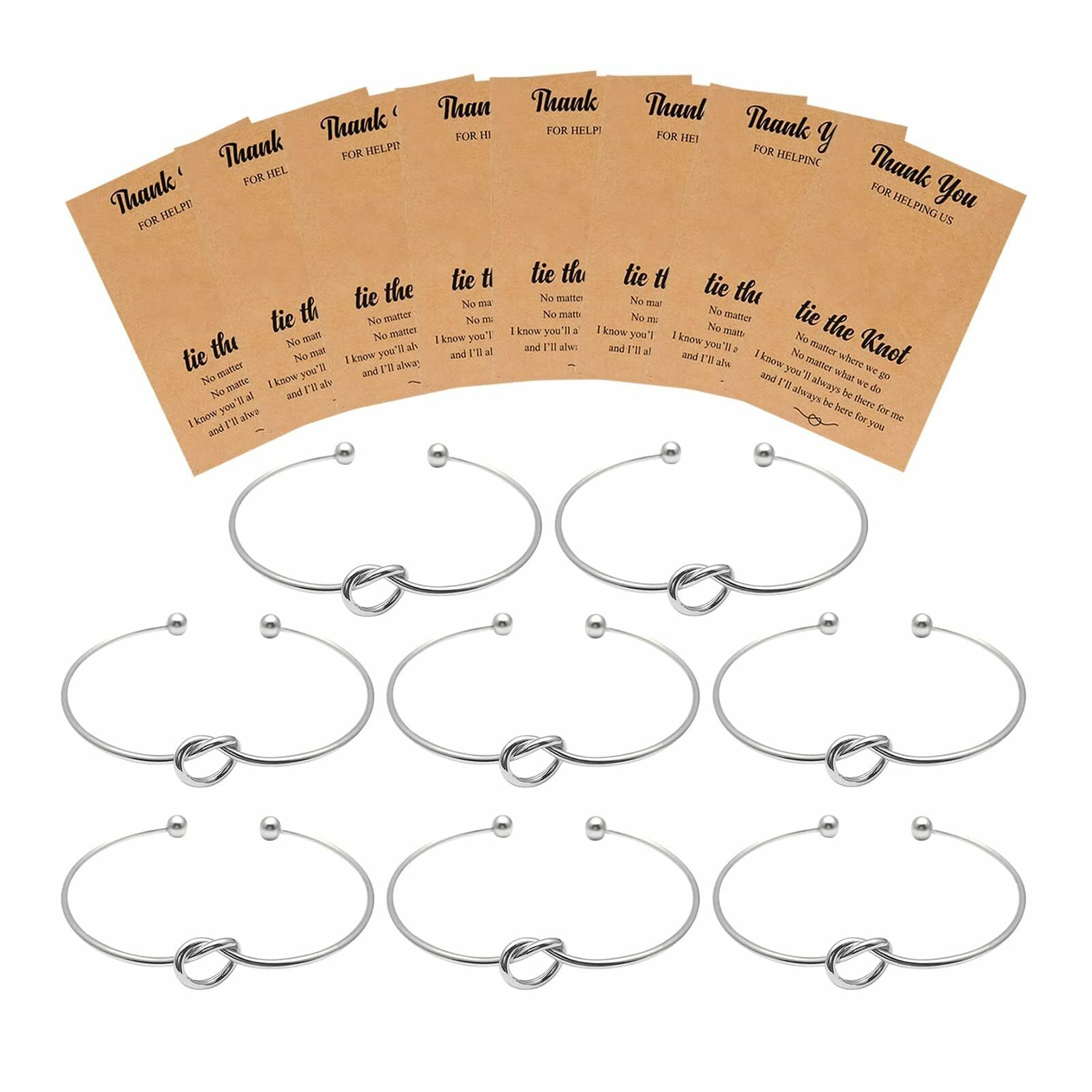 Браслет для гадания, YM Узел любви Серебро Легкосплав Свадьба Праздник