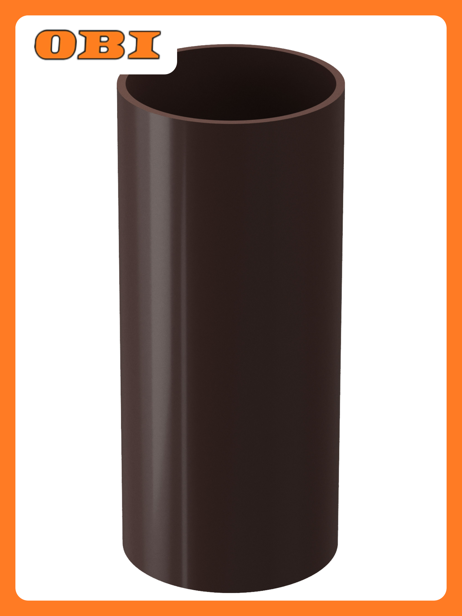 Труба водосточная DOCKE 3М темно-коричневый