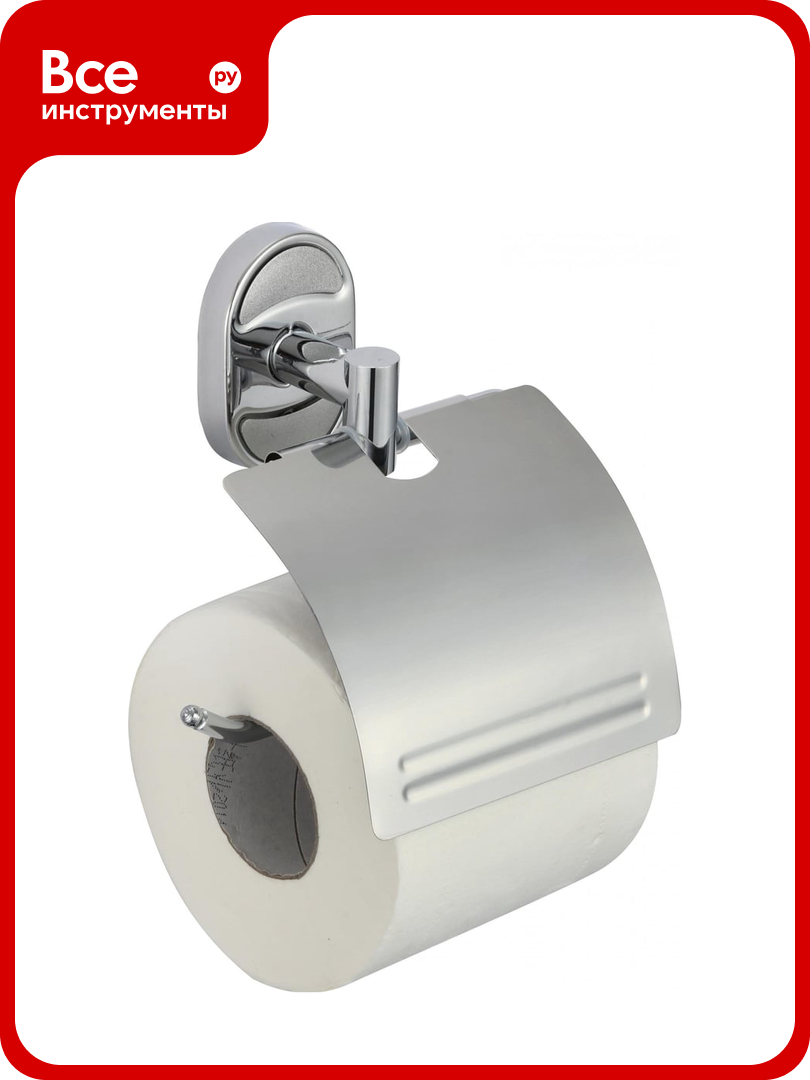 Держатель для туалетной бумаги Savol с крышкой, хром S-007051 23228