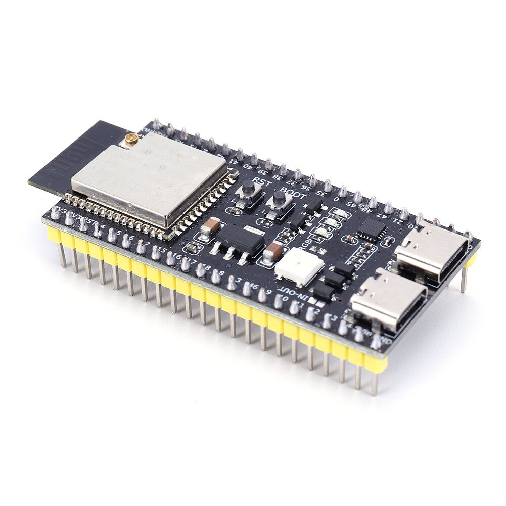 Модуль разработки ESP32-S3 с 36 GPIO, флеш-памятью 16 МБ и PSRAM 8 МБ