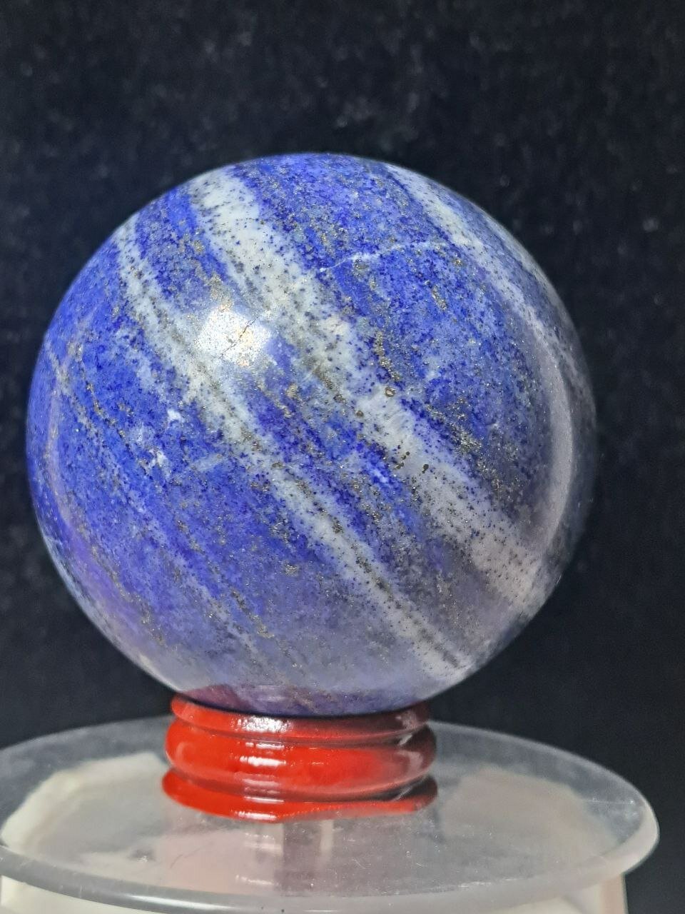 Камень шар лазурит, натуральный камень, талисман, амулет, оберег, декор для дома, 548 гр