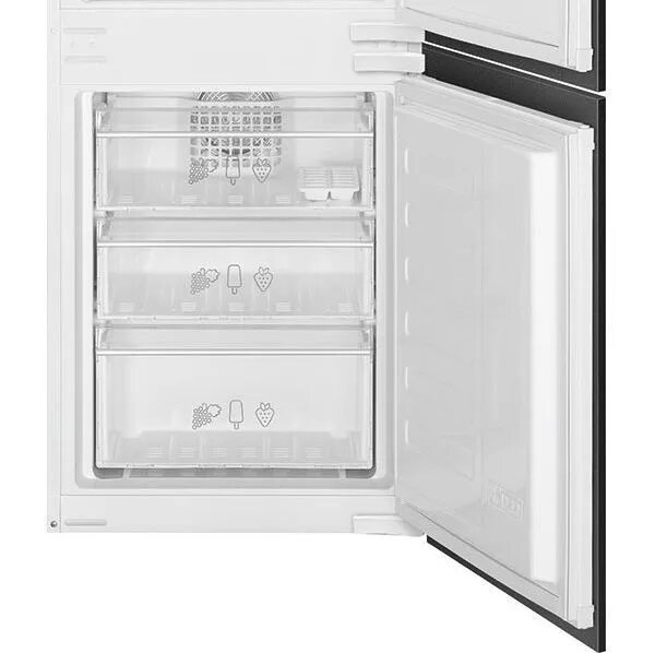 Встраиваемый холодильник Smeg C3170NE двухкамерный, с нижней морозильной камерой — фото 1