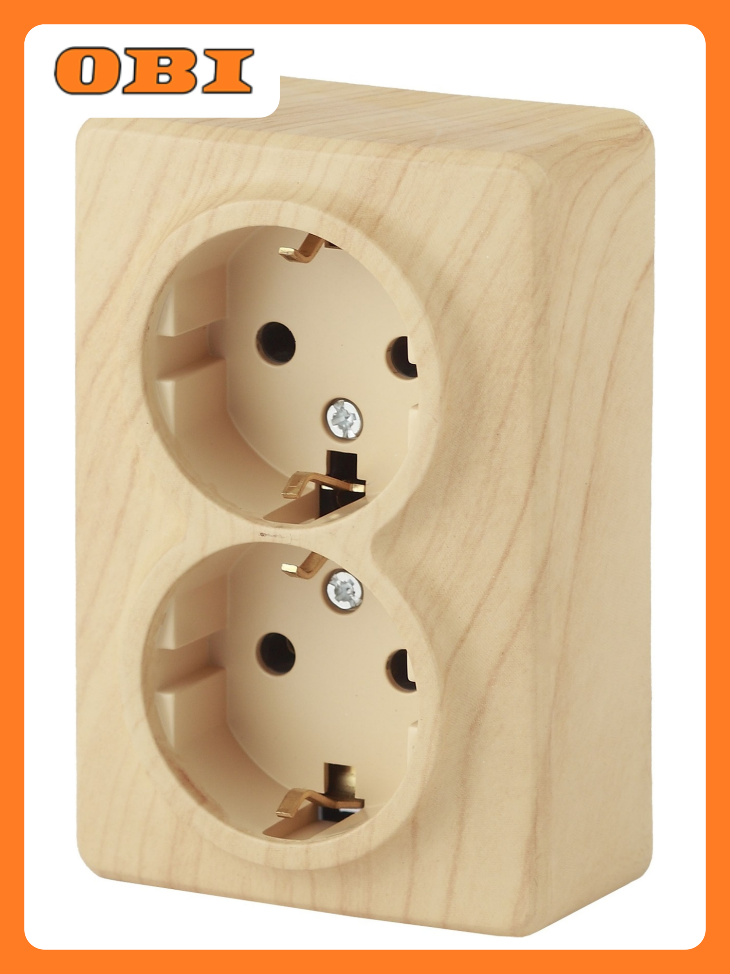 11-2206-11 ЭРА Розетка 2х2P+E Schuko со шторками, 16A-250В, IP20, ОУ, Эра Экспер