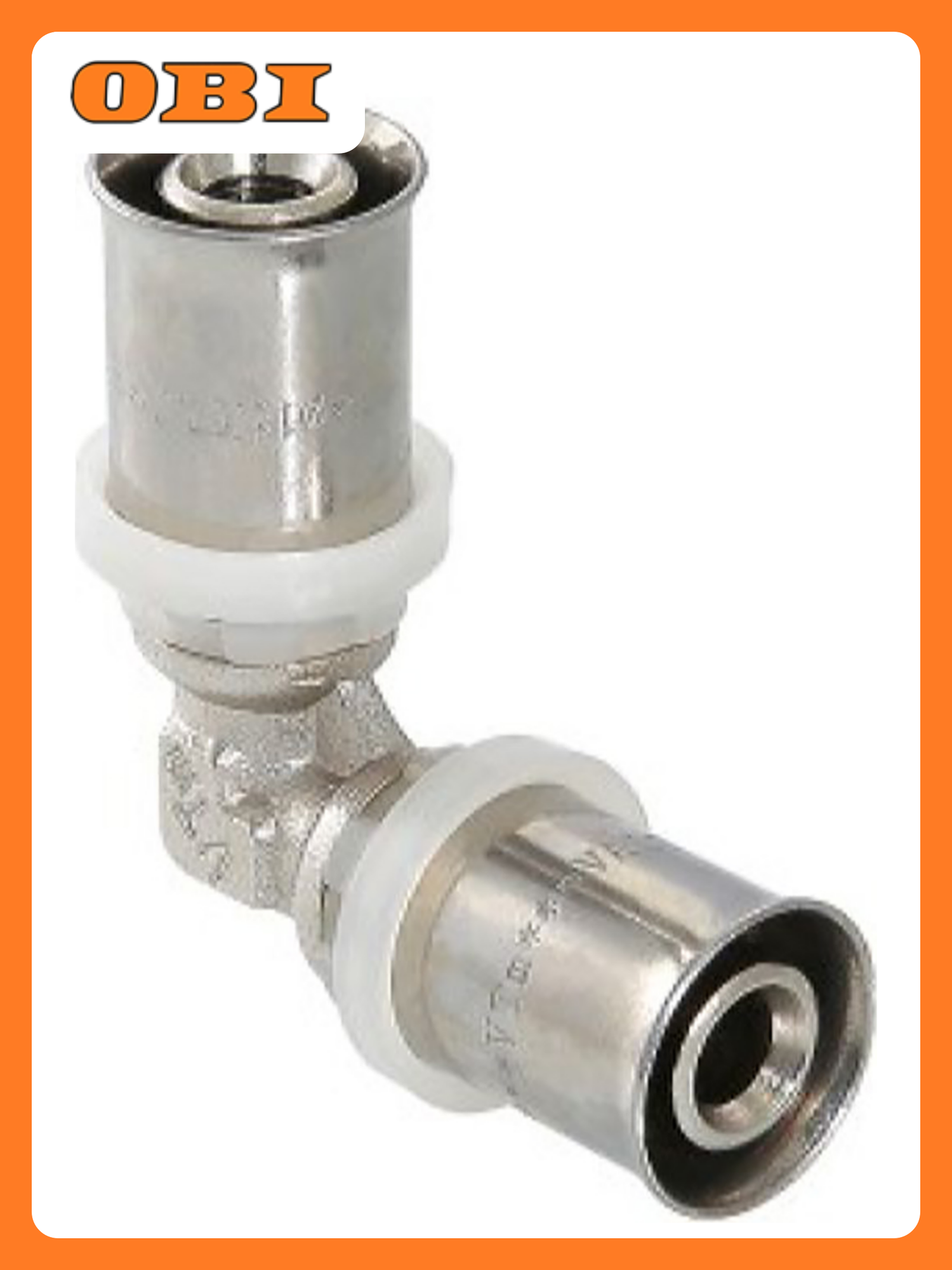 Угольник латунь никелированный VALTEC VTm.251. N 1/2" х 20 мм