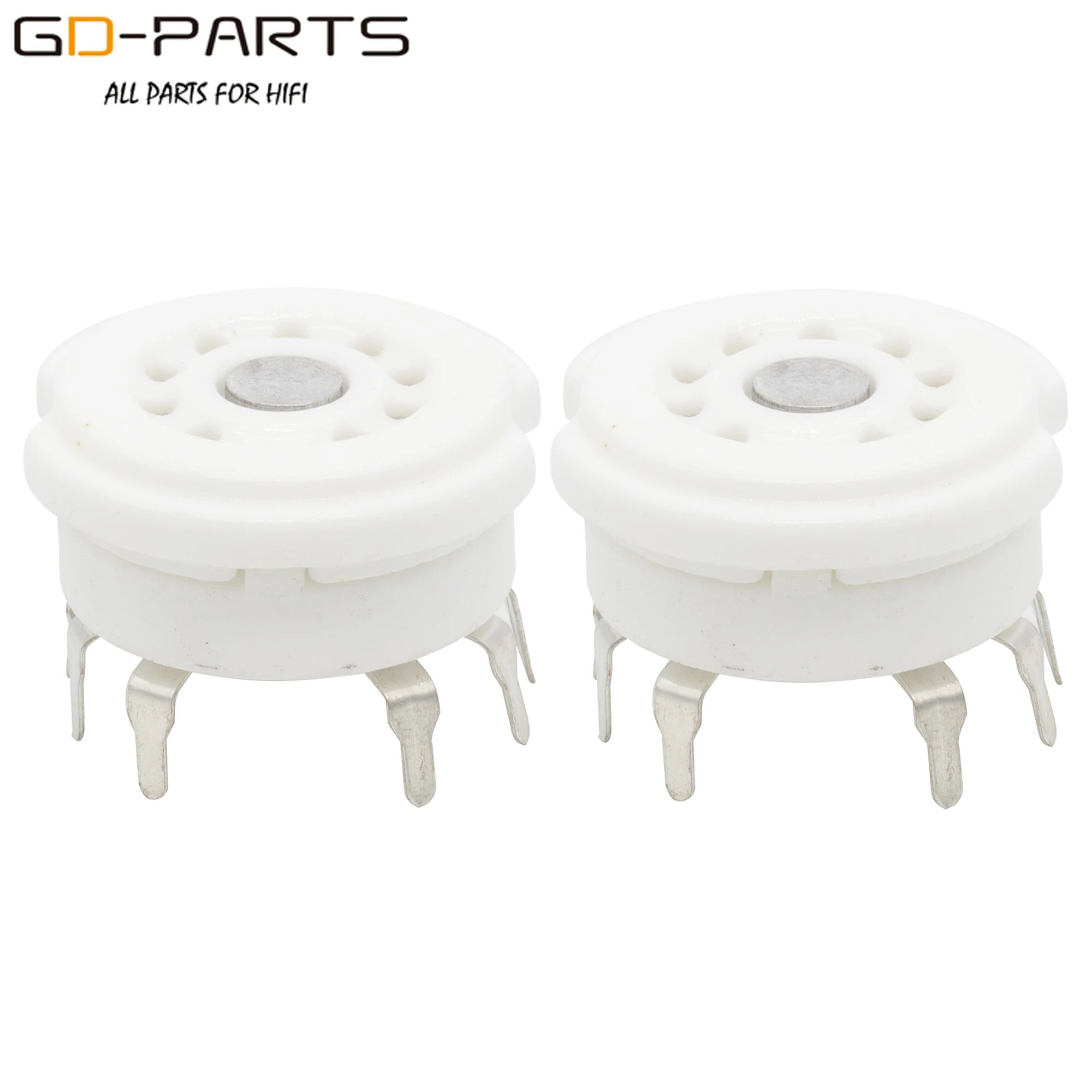 Керамические трубные разъемы GD-PARTS 12AX7, Цвет: GZC9-Y (2 шт.)