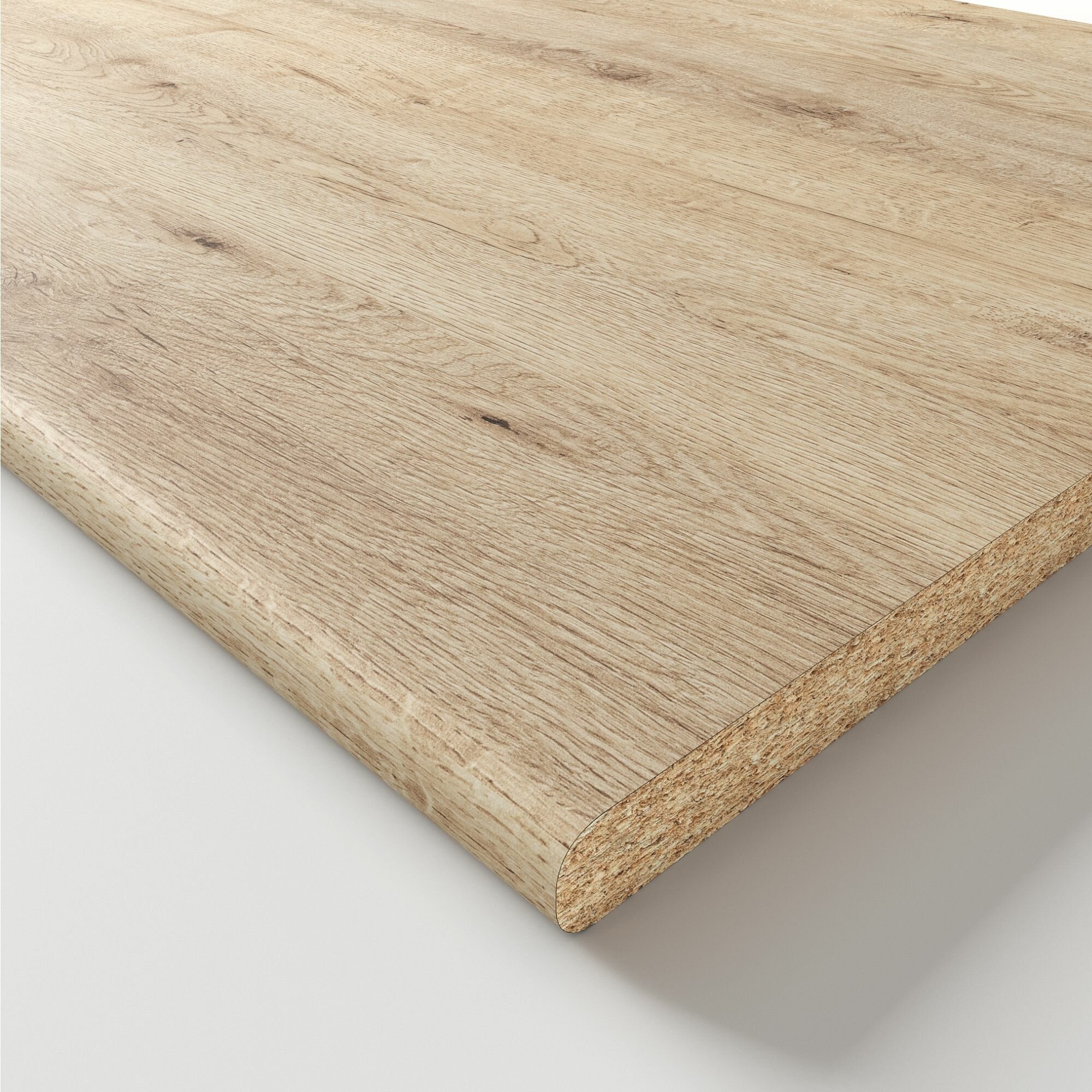 Столешница для кухни Дуб Корсика 600х600х25 мм с постформингом, Slotex