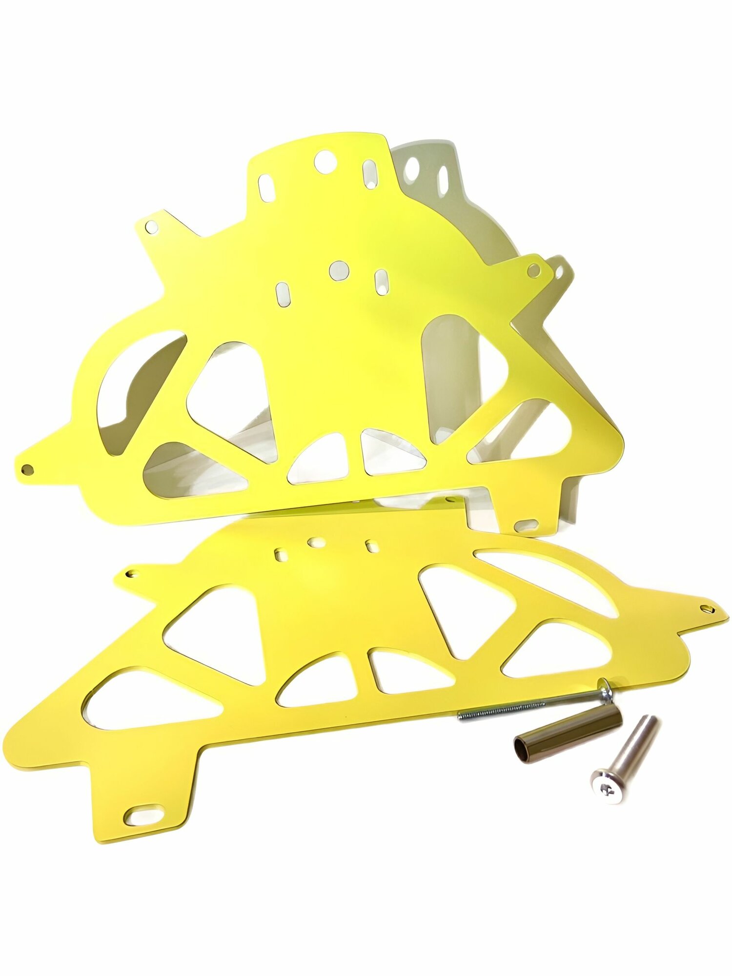 Пластины для крепления канистр квадроцикла AODES 2025 (желтые)