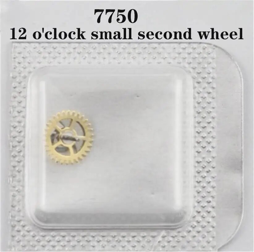 Подходит для оригинального механизма ETA 7750, 12 часов, второе колесо 7750, аксессуары для механических часов