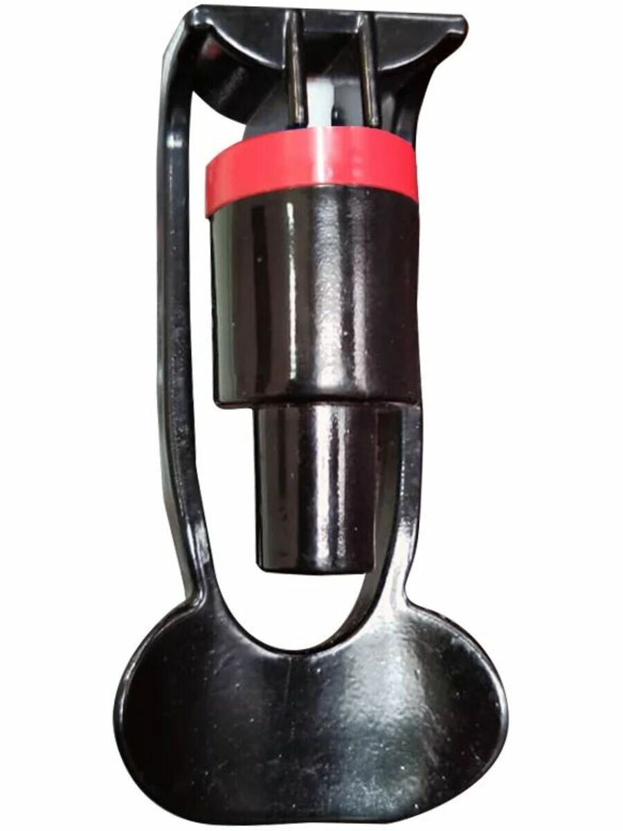 Кран № 2 Aqua Work горячий, черный, наружная резьба 10648