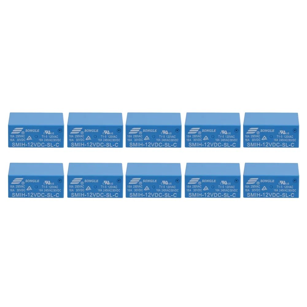 (D B X T) 10 шт./лот силовые реле SMIH-12VDC-SL-C 12V 16A 8PIN набор преобразований