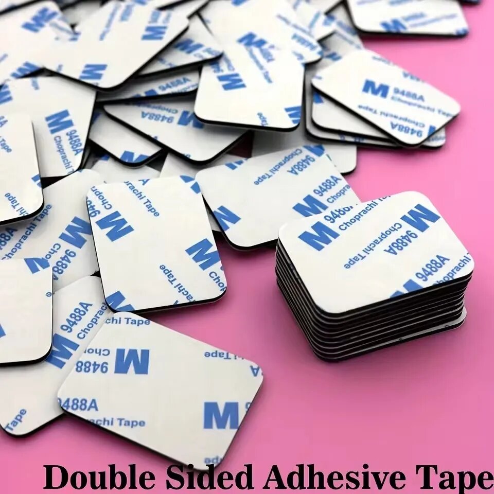 Двусторонний скотч квадратный 4см, 30шт
