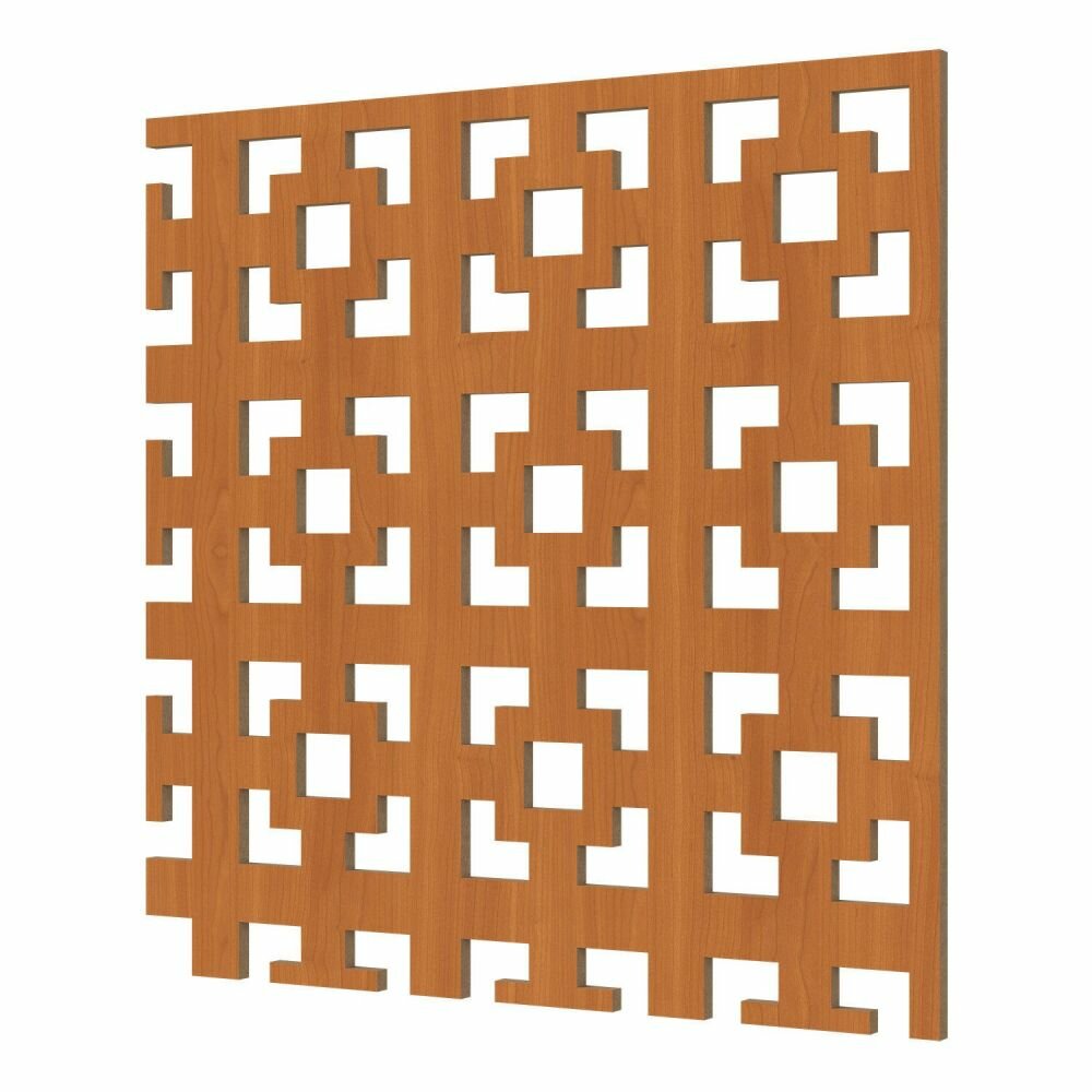 Перфорированная Панель Cosca Дамаско ХДФ Вишня В600хШ1200 мм / Коска.