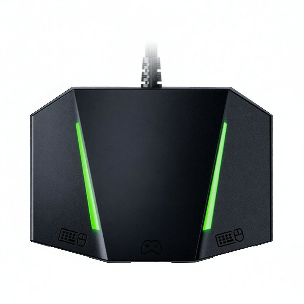 Vx Aimbox Адаптер Контроллер Клавиатура Конвертер для Ps4, Xbox One, Xbox Series X/S, PlayStation 5, Nintendo Switch, Материал ABS, Подключение Проводное, Bluetooth 5.0, Без Встроенной Батареи, В комплект входят 1 Конвертер, 1 Кабель Type-C, 1 Кабель