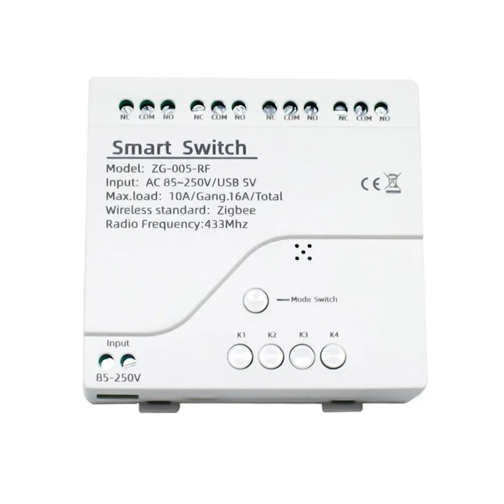 Tuya smart Switch 220V WIFI модуль 4CH